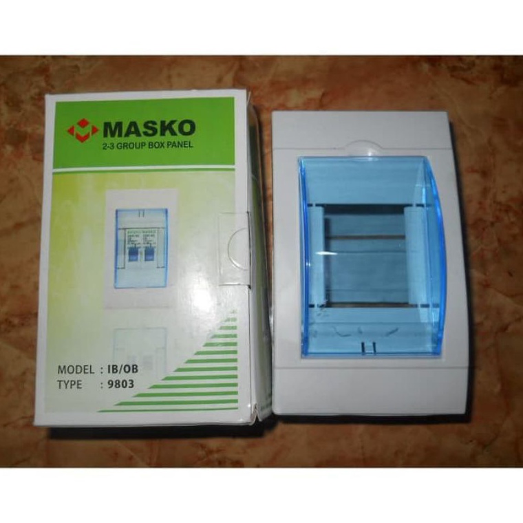 Jual MZ43 Box Mcb MASKO 2-3 Group 9803 / Box Panel Inbow / Outbow 8280 ...