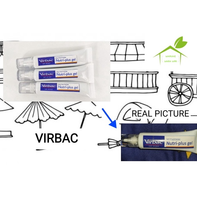 Jual Promo Sekarang7d7Cr VIRBAC VITAMIN KUCING NUTRIGEL PLUS REPACK ...