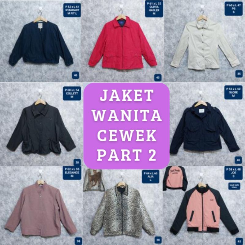 Jual SALE JACKET CEWEK / WANITA (2) | Shopee Indonesia