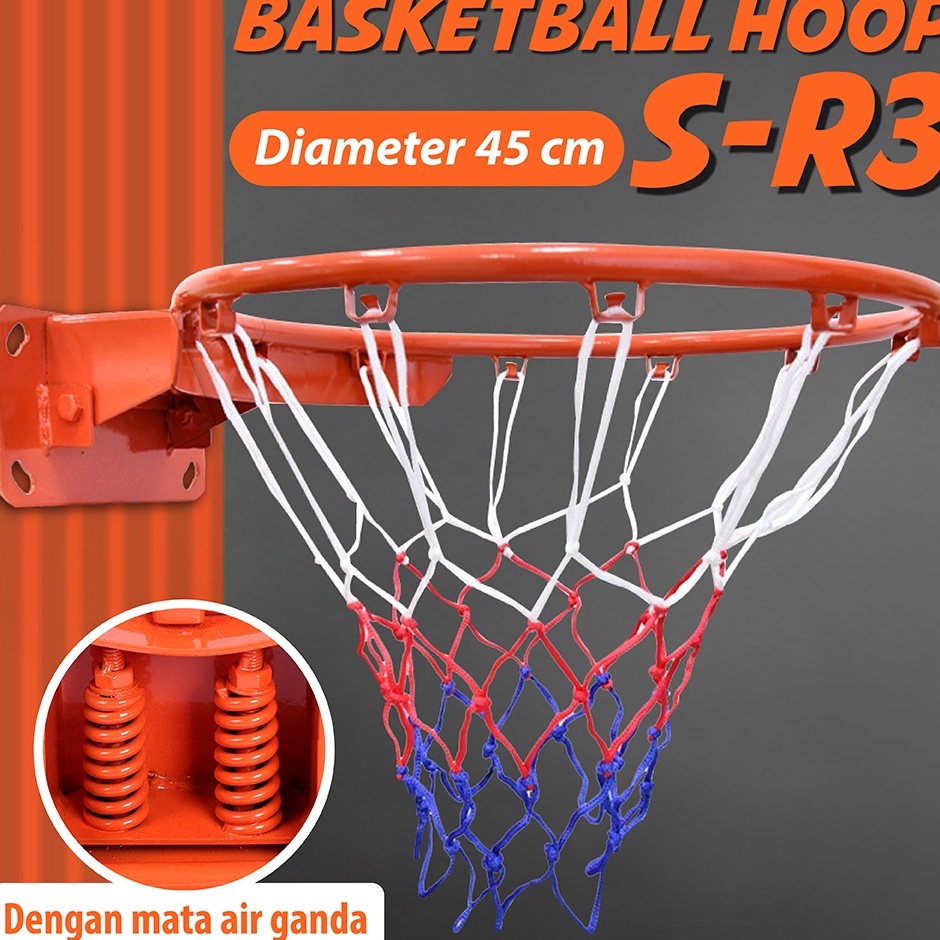 Jual Mega MaxJ4v9U HTD Sport Ring Basket Basketball Hoop Besar 45Cm ...