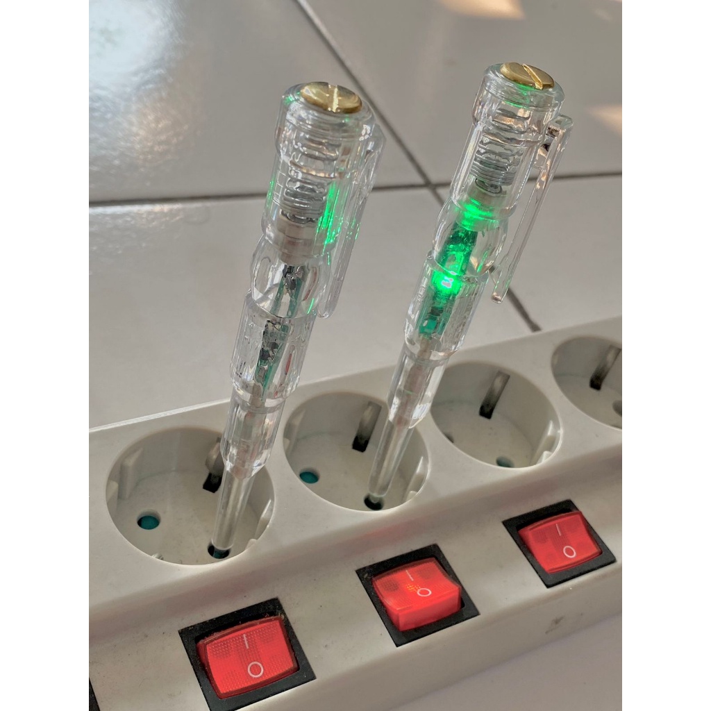 Jual Tets Nus Test Litrik Test Kabel Listrik Test Lampu Led Merah Hijau ...
