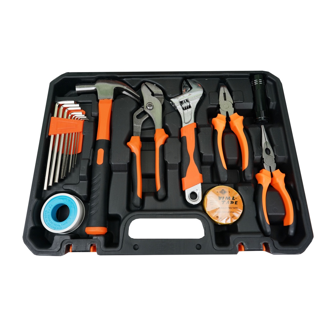 Jual Hand Toolset Tools Toolbox Kit Alat Perkakas Pertukangan Mekanik ...