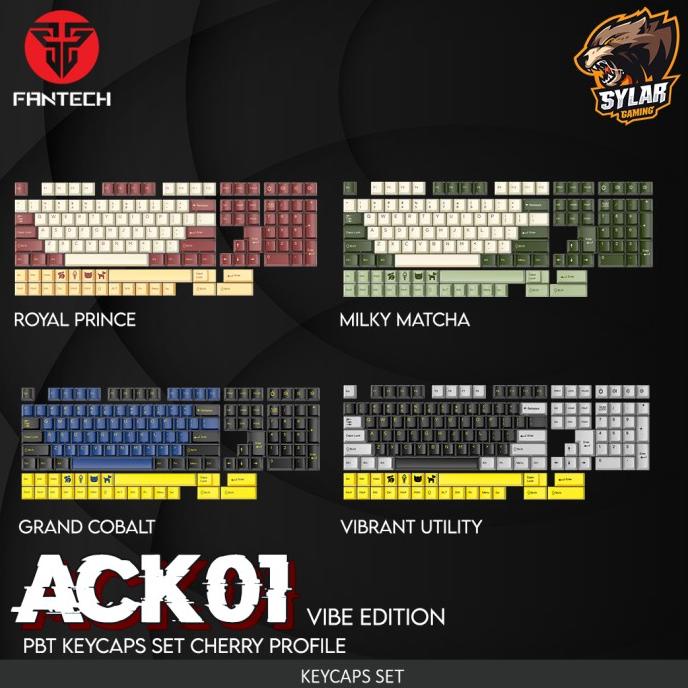 Jual Fantech ACK01 Vibe Edition PBT Keycaps Set Cherry Profile | Shopee Indonesia