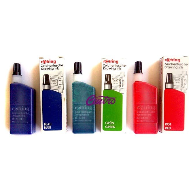 Jual ROTRING DRAWING INK WARNA /TINTA RAPIDO | Shopee Indonesia