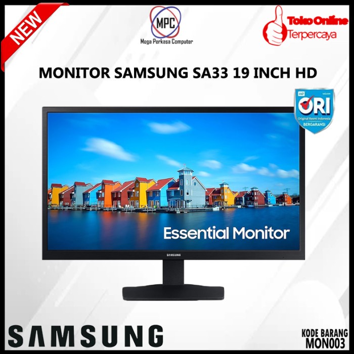 Jual Monitor Samsung SA33 19 Inch HD | Shopee Indonesia