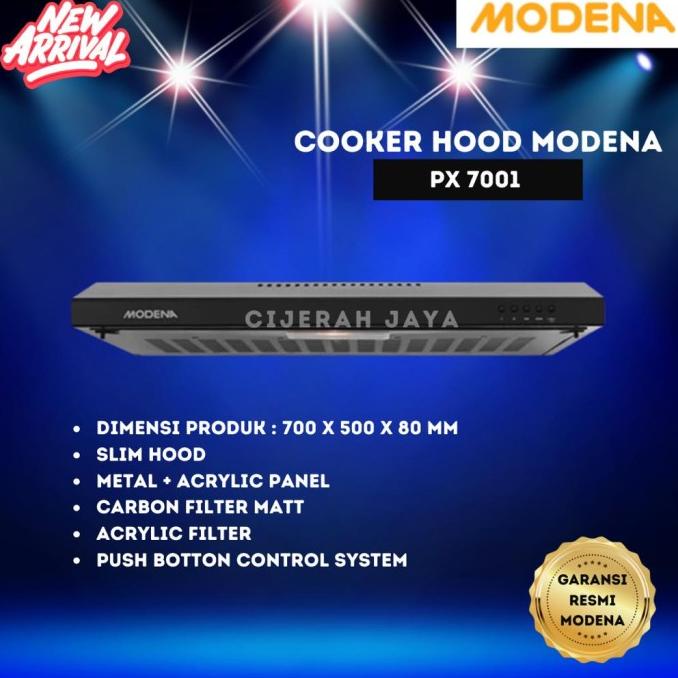 Jual #####] COOKER HOOD MODENA PX 7001 70CM /TUDUNG HISAP MODENA SLIM ...