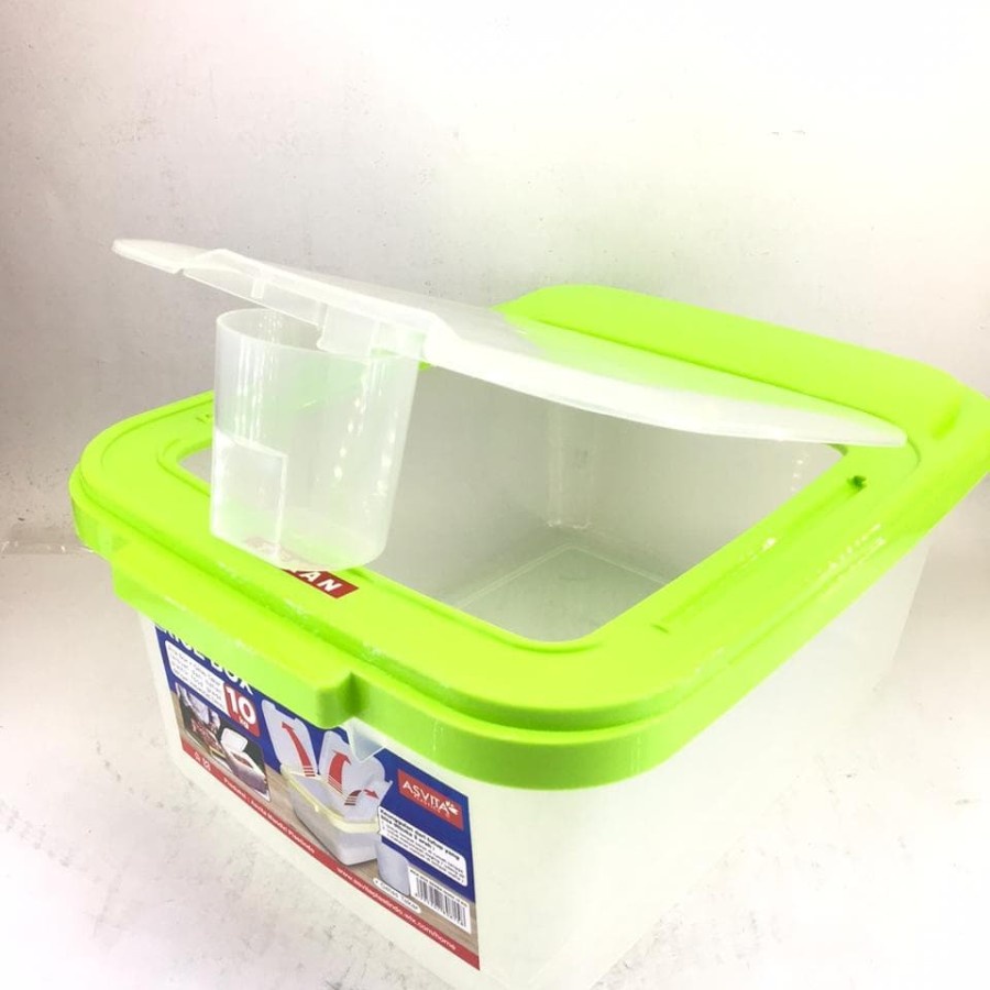 Jual Asvita Rice Box 10 Kg Kotak Container Tempat Wadah Yimpanan Beras ...