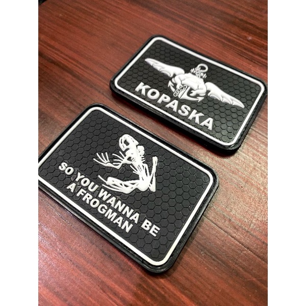 Jual PATCH RUBBER KOPASKA-FROGMAN 3D EMBLEM KARET | Shopee Indonesia
