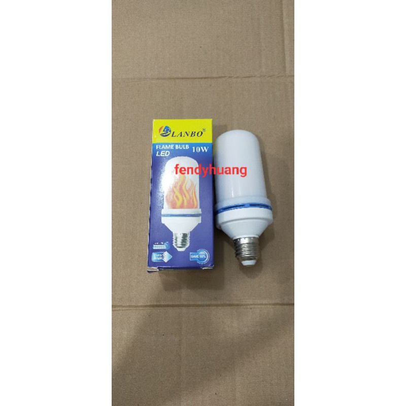 Jual Lampu Led Api Obor 10 Watt / Led Flame Bulb / Lampu Dekorasi Cafe ...