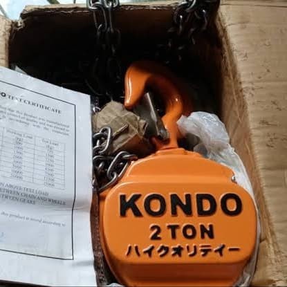 Jual Kondo Chain Block - Chainblock - Takel - Katrol 2 Ton X 3 Meter ...