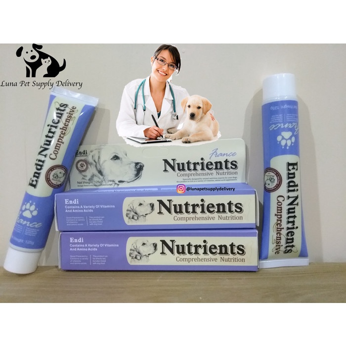 Jual NUTRIENTS ENDI MULTIVITAMIN DOG IMUN,NAFSU MAKAN,MIRIP NUTRIPLUS ...