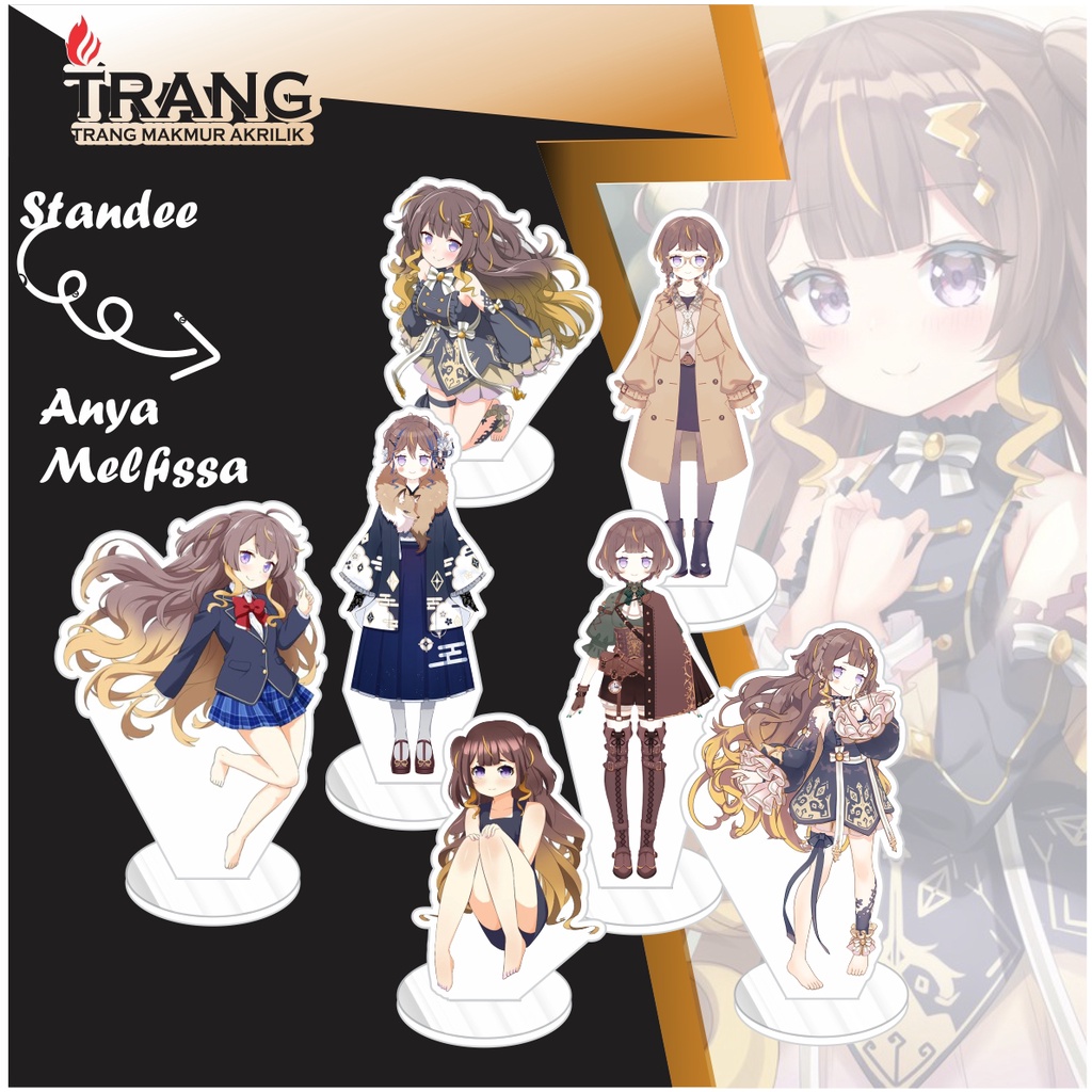 Jual Standee Figure Akrilik Anya Melfissa Hololive / Standing Action ...