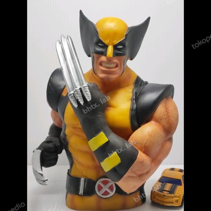 Jual Monogram Wolverine Bust Coin Bank Celengan Marvel X-Men | Shopee ...