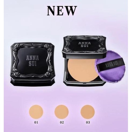 Jual NEW Anna Sui Silky Powder Foundation With Case (SET) | Shopee ...