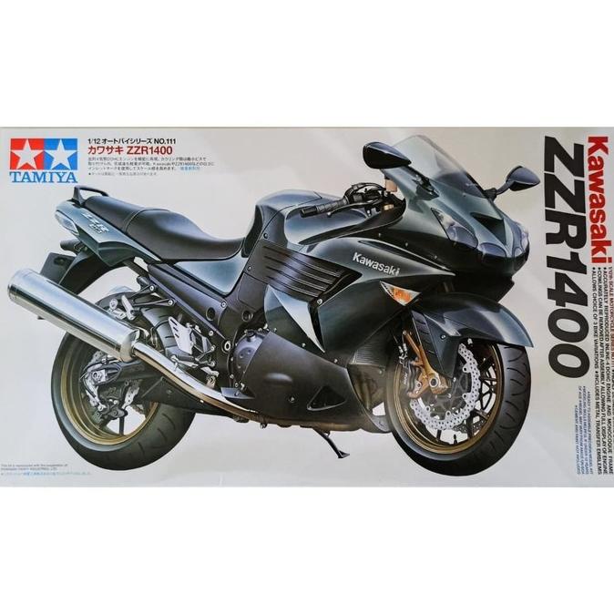 Jual Tamiya Kawasaki ZZR1400 Vehicle model kit 1/12 Motor Tamiya 14111 ...