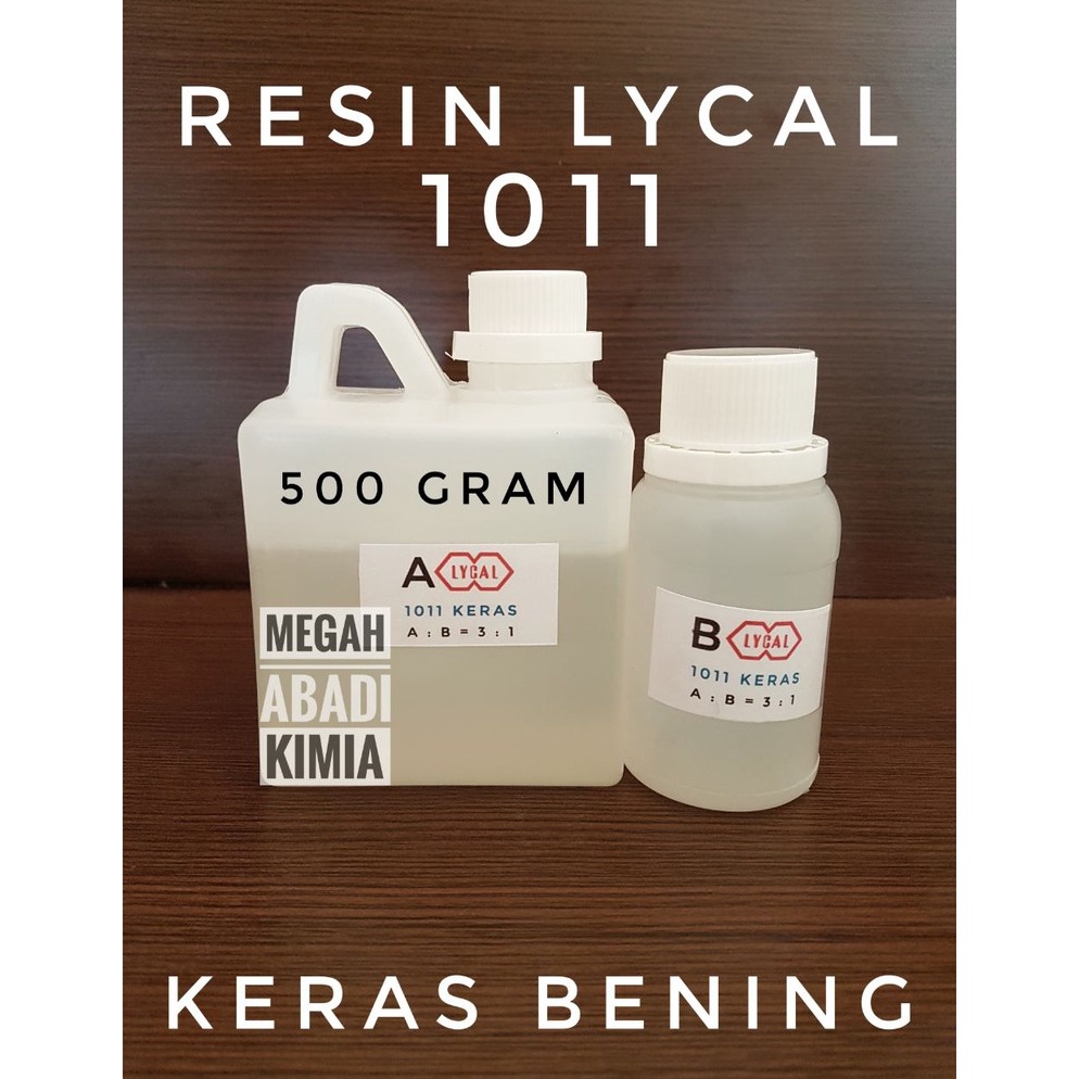 Jual VIRAL Resin Bening Lycal keras 500 Gram | Shopee Indonesia
