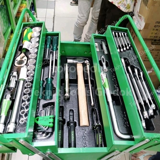 Jual Tekiro Tool Box Set 72 Pcs / Mekanik Tools 72 Pcs /Tools Alat Perkakas | Shopee Indonesia