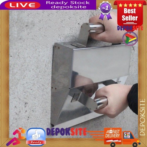 Jual Bestseller Alat Plester Semen Tembok Stainless Steel Wall Plaster ...