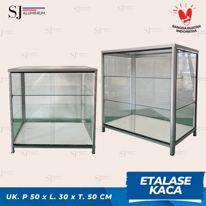Jual Terlaris Etalase Kaca - Rokok/Makanan/Warung - Ukuran 50 Cm X 30 ...
