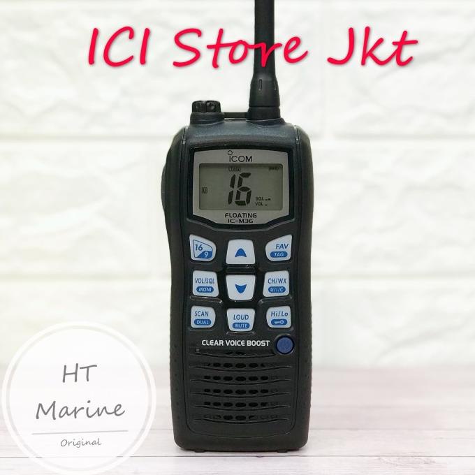 Jual HT ICOM M36 marine (Original) | Shopee Indonesia