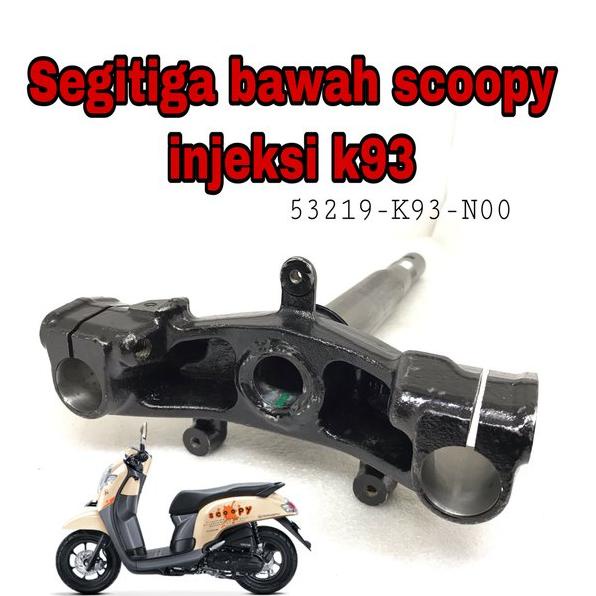 Jual Asli Fork Stem Segitiga Streering Assy Bawah Scoopy Injeksi K93 ...