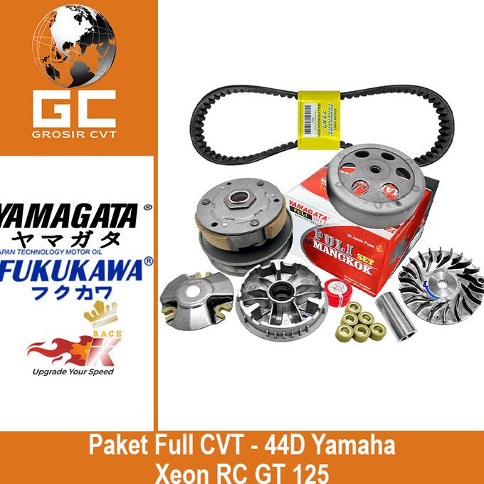 Jual Paket Full Upgrade Cvt Yamaha Xeon Rc Gt Aerox 125Cc 44D Yamagata ...