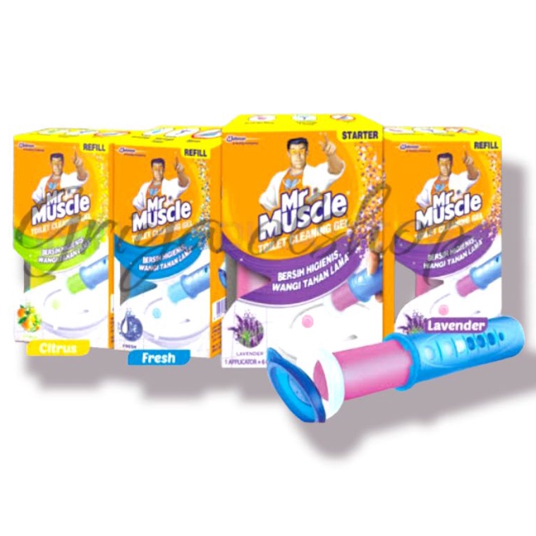 Jual IOYU-76 MR MUSCLE Toilet cleaning gel 36ml Banyak Dicari | Shopee ...