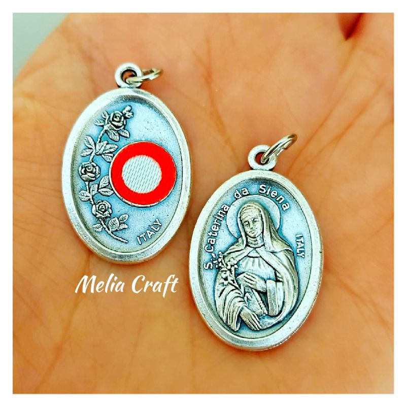 Jual Medali Relikui St Katarina Siena - St Catherine of Siena Medal ...