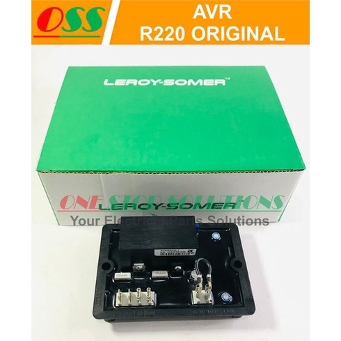 Jual AVR R220 GENUINE ORIGINAL ASLI LEROY SOMER AVR GENERATOR R 220 ...