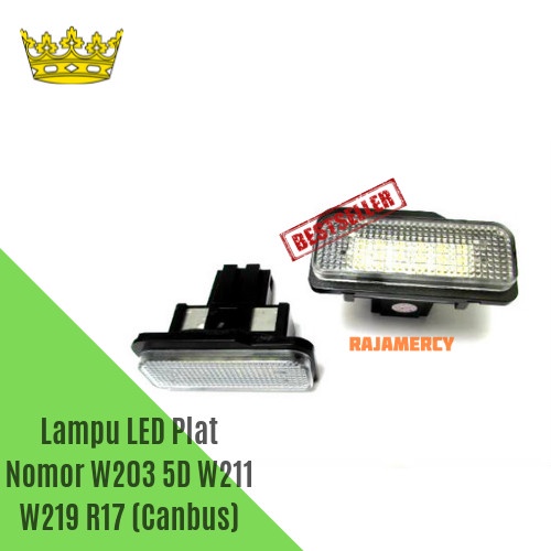 Jual Lampu LED Plat Nomor W203 5D W211 W219 R17 (Canbus) | Shopee Indonesia