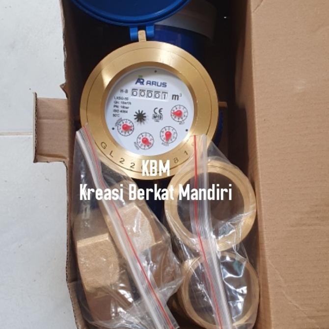 Jual Meteran Air 2" Inch Dn50 / Water Meter 2" Inch / Flow Meter Air 2 ...
