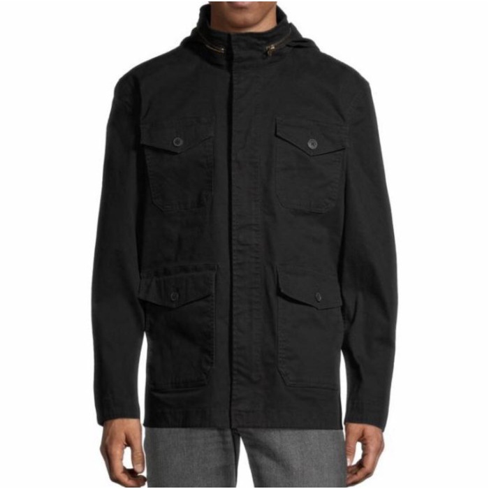 Jual George Twill Parka Hooded Utility Jacket | Shopee Indonesia