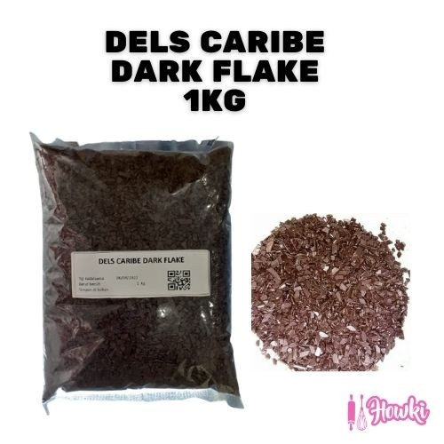 Jual Dels Caribe Dak Flake 1 kg Toping Coklat | Shopee Indonesia