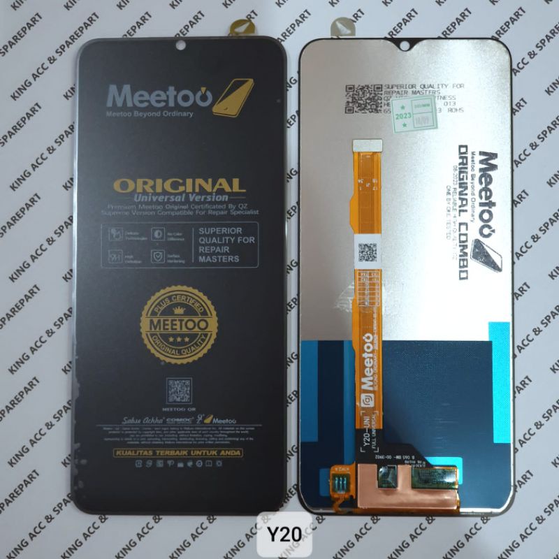 Jual MEETOO LCD TOUCHSCREEN Y20 Y01 Y11S Y12S Y12A Y3S Y15S Y15A Y20S ...