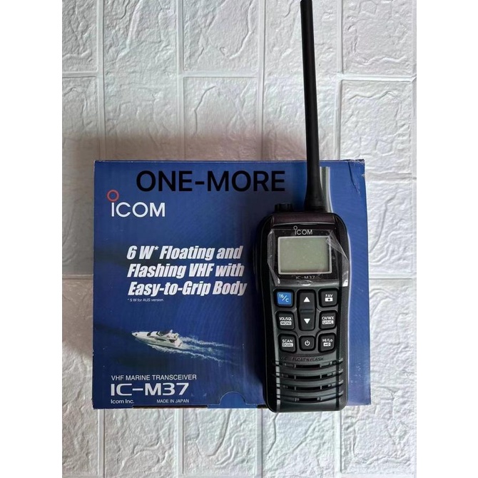 Jual Icom IC- M37 HT Marine 6Watt VHF Garansi Waterproof Floating icom ...