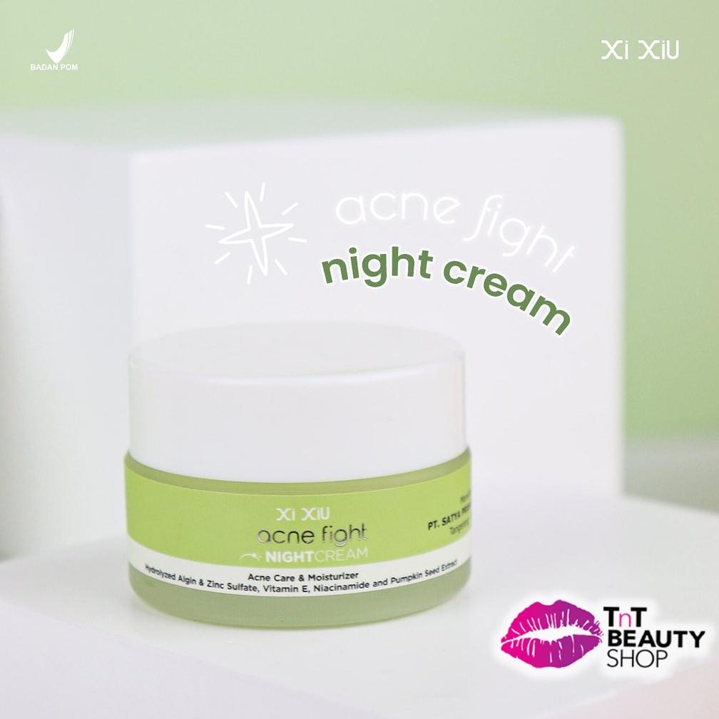 Jual Viral Xi Xiu Acne Fight Night Cream Xixiu 15Gr | Shopee Indonesia