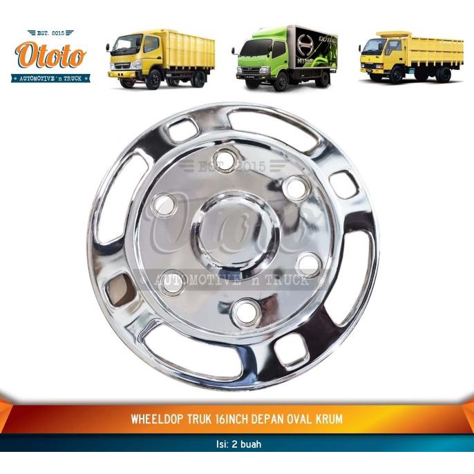 Jual Bisa COD Wheeldop Truck Depan Ring 16 inch 6 Lubang Baut JV ...