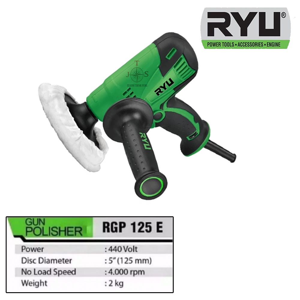Jual Ryu Polisher Rgp125E Mesin Poles Motor Mobil / Gun Polisher Poles Body Kendaraan Sudah ...