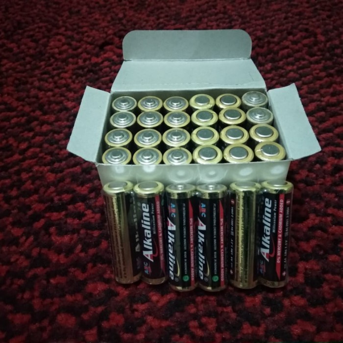 Jual Baterai ABC alkaline AA/battery/batere A2 1 dus isi 12 pasang (24 pcs) | Shopee Indonesia