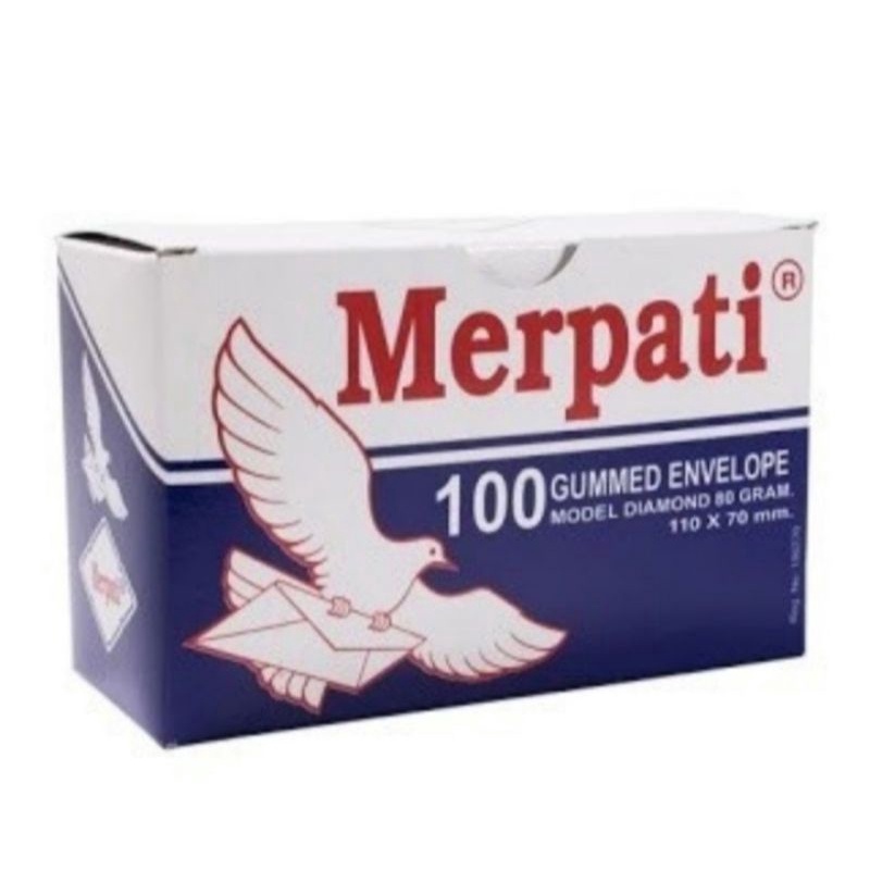 Jual Amplop Kecil Putih Merpati Polos Model Diamond 80 gram Ukuran 110× ...