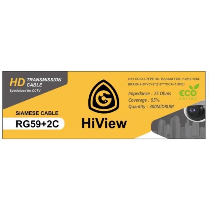 Jual Kabel Cctv 300M Hiview Rg59+Pw | Shopee Indonesia