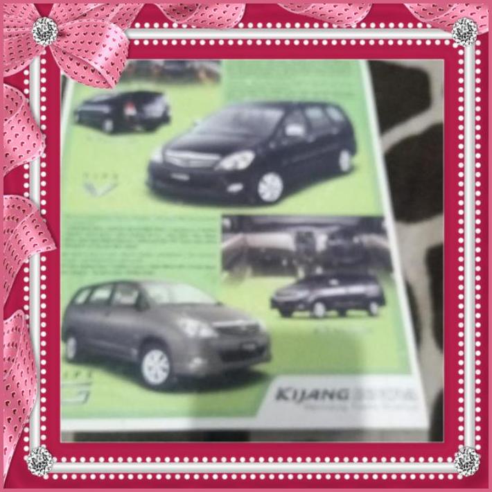 Jual [RBM] BROSUR KIJANG INNOVA FLYER GEN.1 HITAM | Shopee Indonesia