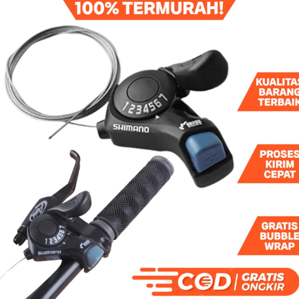 Jual PROMO Shifter Sepeda Shimano TX30 7 Speed Operan Gigi Sepeda MTB ...