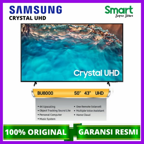Jual Samsung Ua50Bu8000 50 Inch Crystal Uhd 4K Smart Tv | Shopee Indonesia