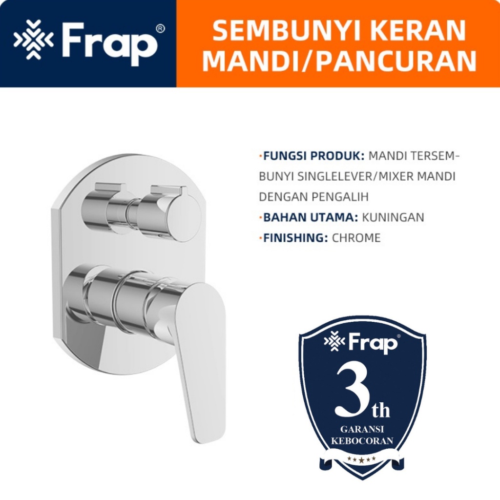 Jual FRAP IF7204 Kran Tanam Keran Shower Tembok Air Panas Dingin | Shopee Indonesia
