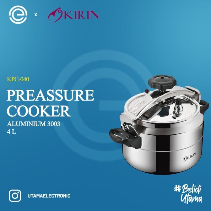 Jual KIRIN Panci Presto Induksi Aluminium 4 Liter KPC-040 | Shopee Indonesia