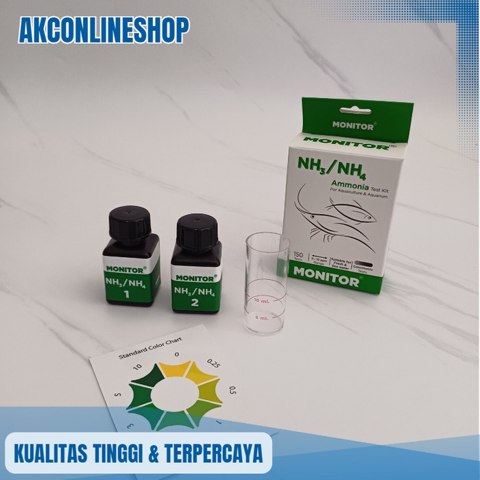 Jual MONITOR NH3/ NH4 AMMONIA TEST KIT UNTUK AQUARIUM ATAU PERIKANAN ...