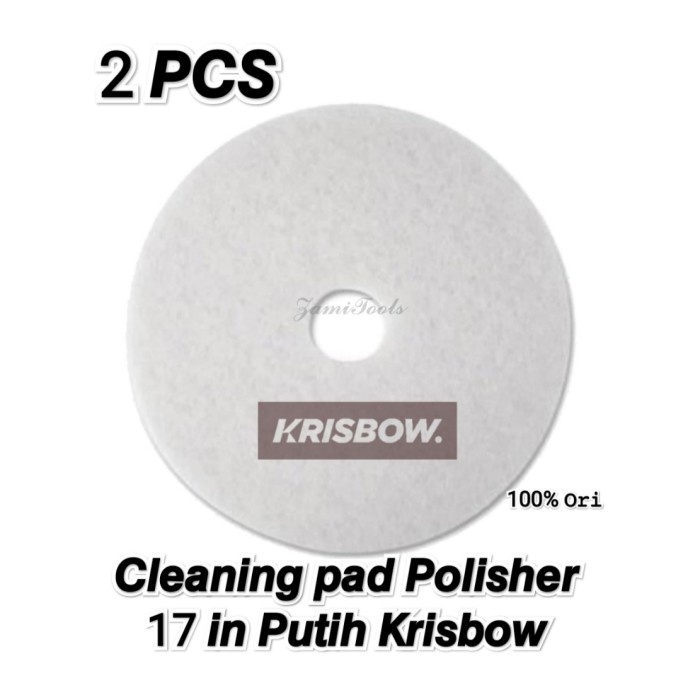 Jual Pad Polisher Lantai 17 Inch Putih Krisbow | Shopee Indonesia