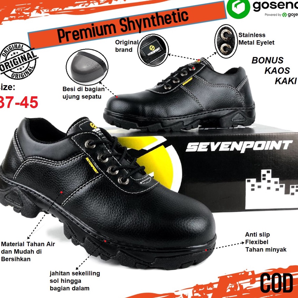 Jual GROSIR Sepatu Safety Original Pria Wanita Saveti Shoes Boots Kerja ...