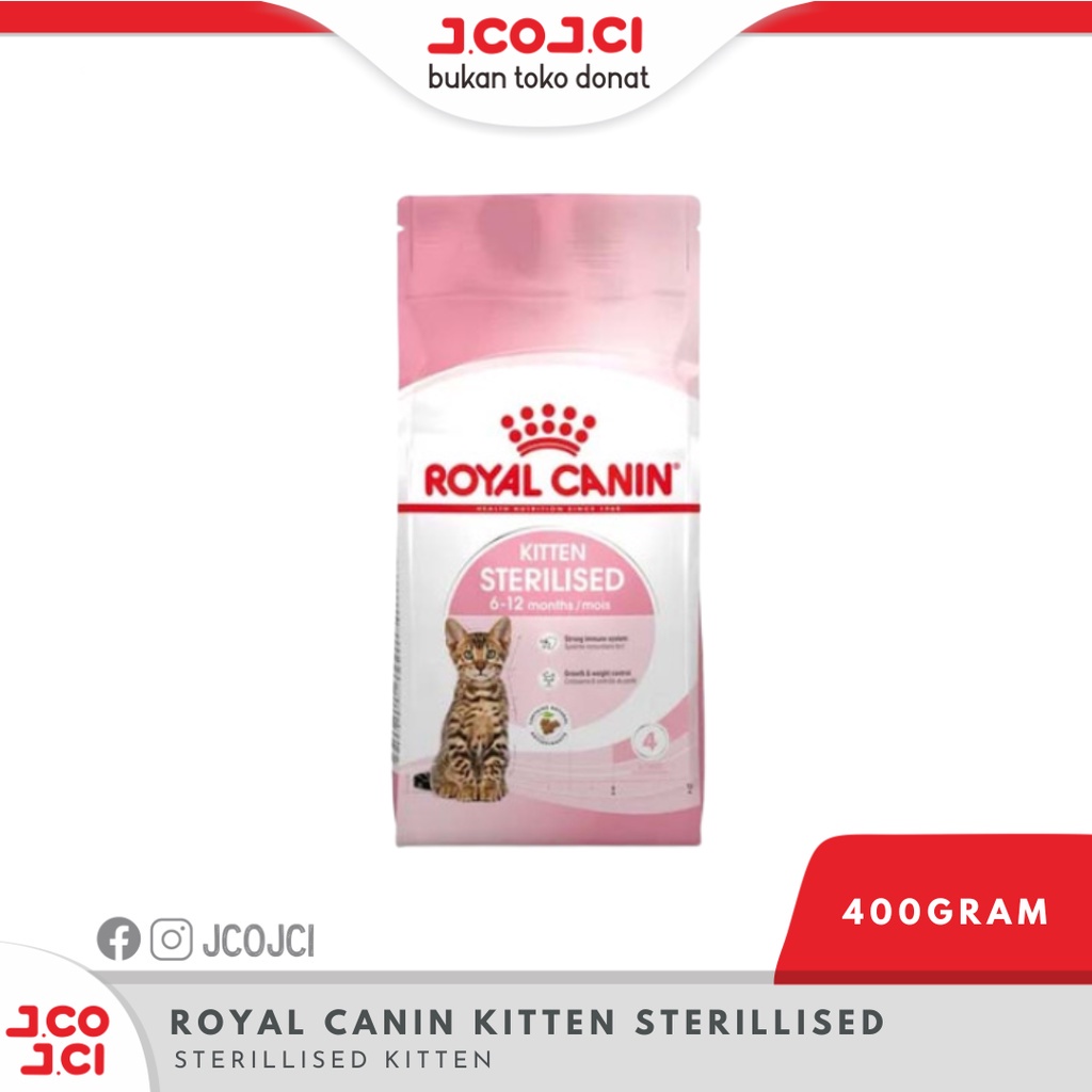 Jual Royal Canin RC Kitten Sterilised 400gram | Shopee Indonesia